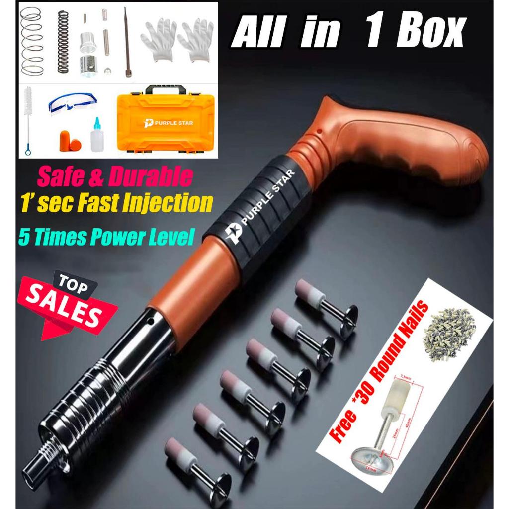 Mini Portable Nail Gun Nail Puncher Manual Steel Rivet Nail Gunner ...