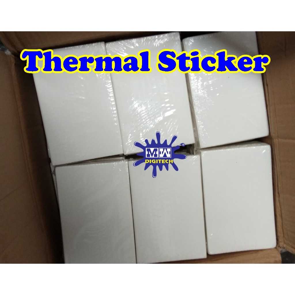 Thermal Sticker Fold, Waybill Sticker, waterpoof sticker, logo sticker ...