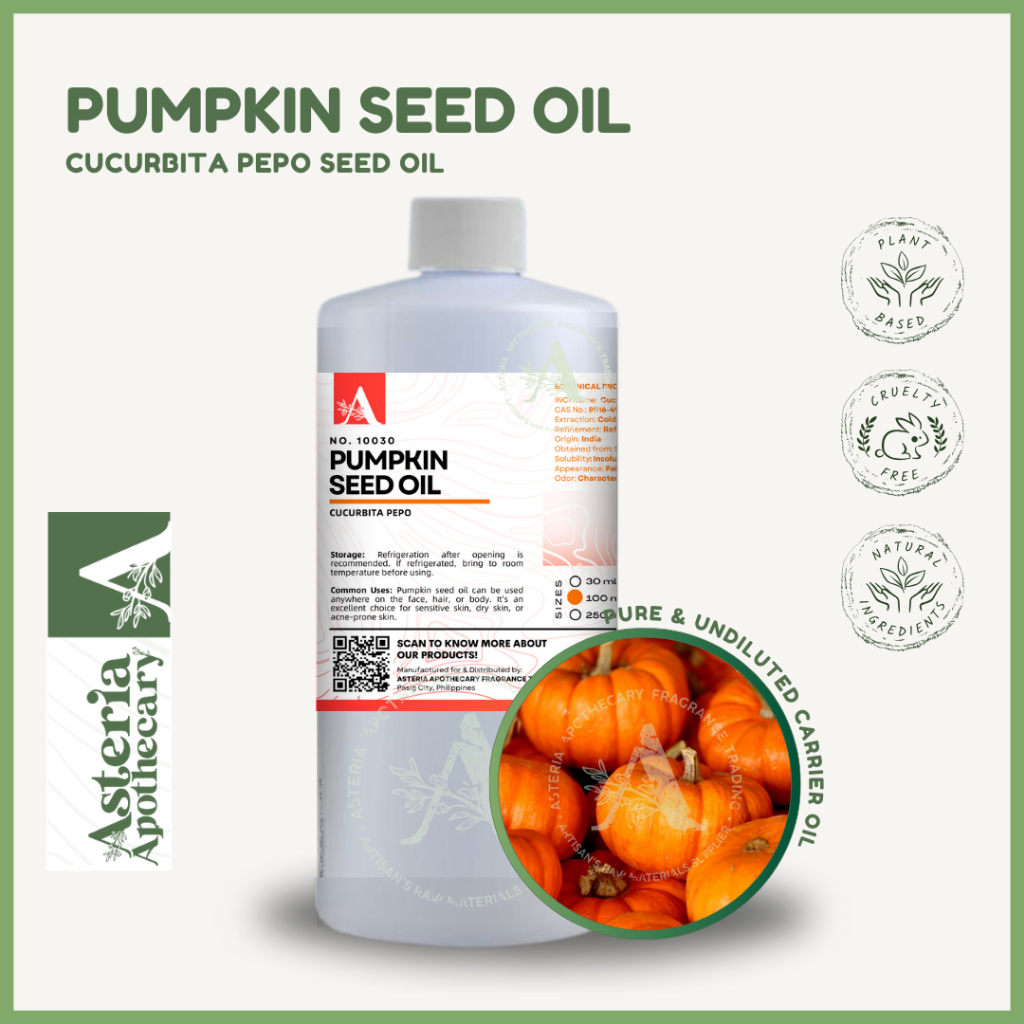 Pumpkin Seed Oil 250ML / 500ML & 1L (Carrier Oil / Base Oil / Beauty ...