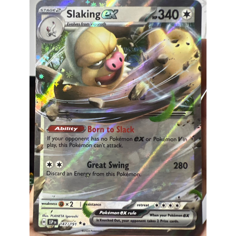 Slaking ex - 147/191 - Ultra Rare Scarlet & Violet: Surging Sparks ...