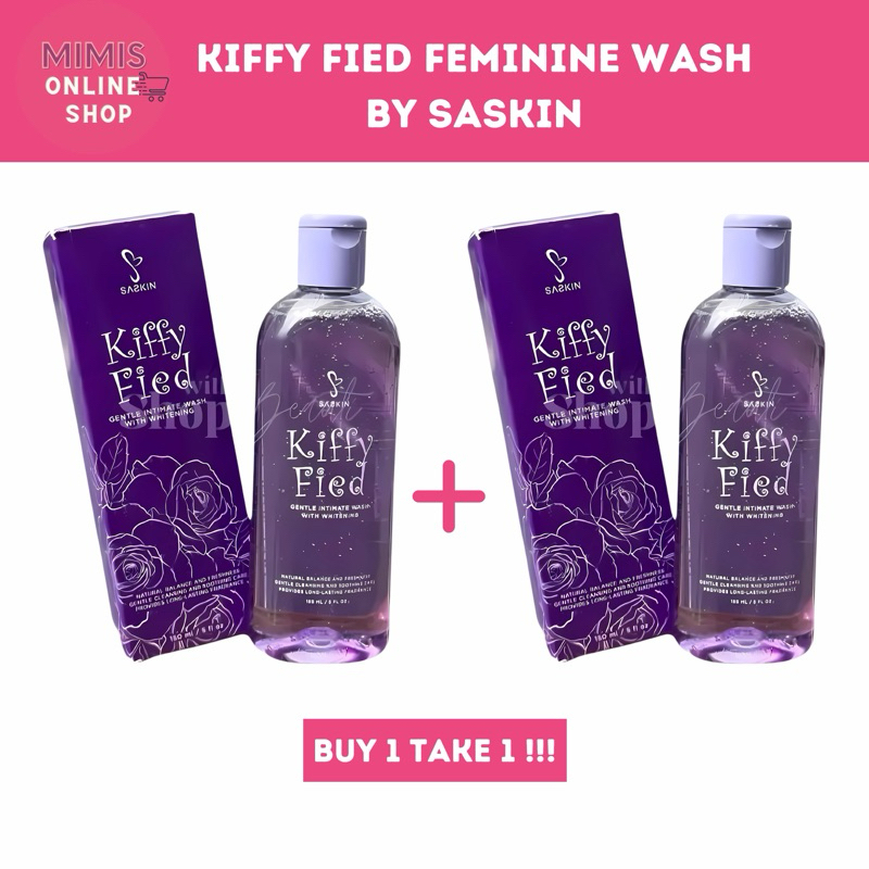Saskin Kiffy Fied Feminine Wash Gentle Wash With Whitening | Shopee ...