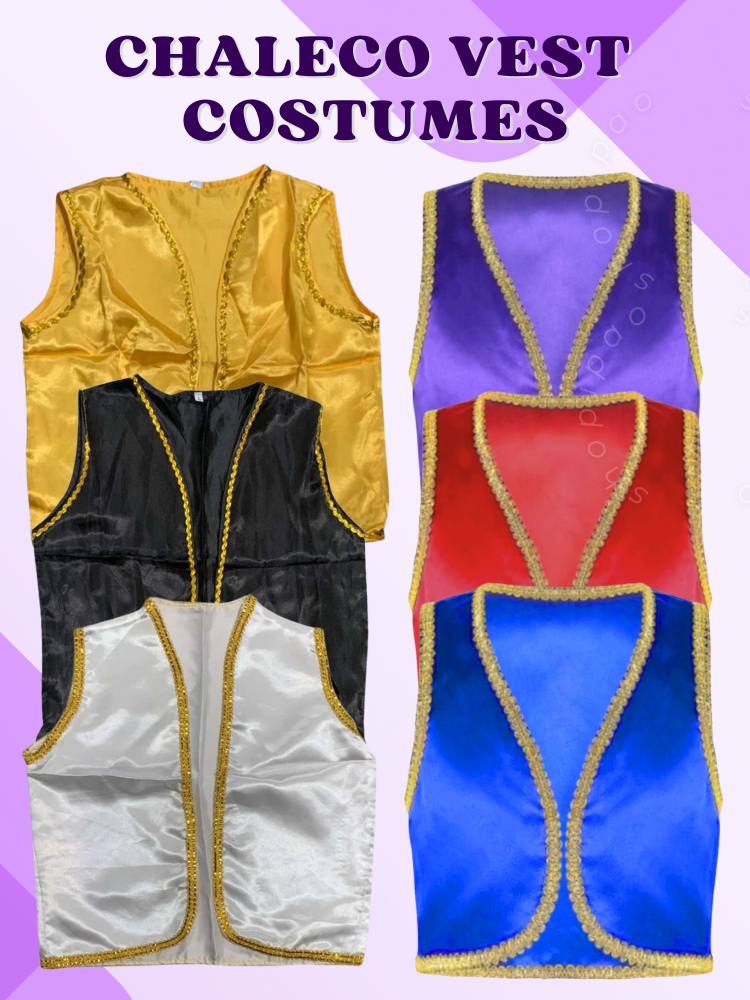 SPP Chaleco Vest Costume for Kids Glossy Vest Aladdin UN Arabian Ifugao ...