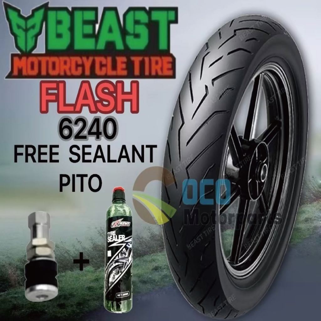 Original BEAST Motorcycle Tire Tubeless Anti-skid Tire 13"14"17" inch ...