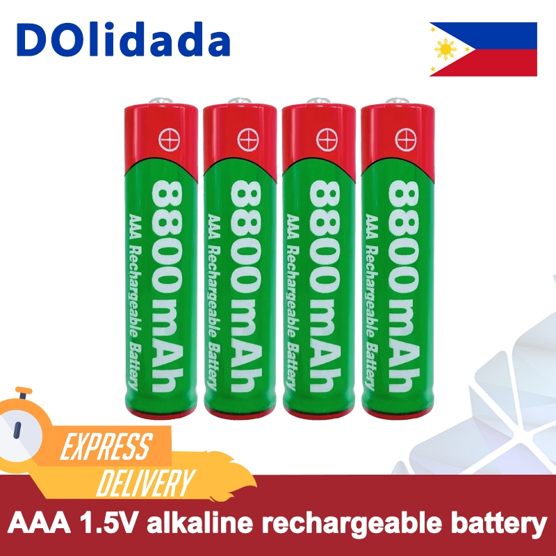 Dolidada Original Rechargeable Battery AAA 1.5V 8800mAh Alkaline ...