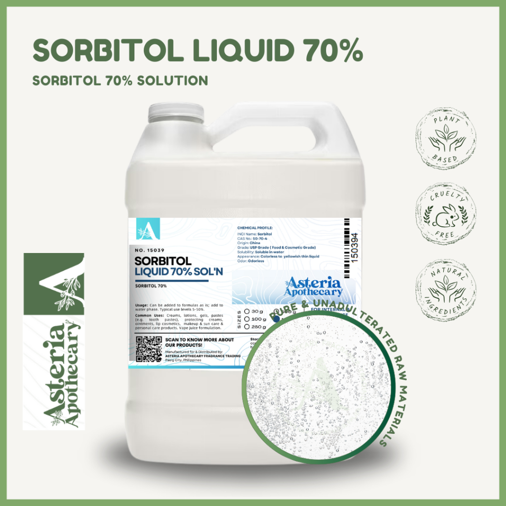 Sorbitol 70% Liquid | Sweetener 4Kg - Asteria Apothecary | Shopee ...