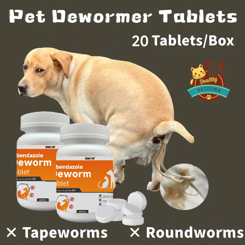 SENLOVE Deworm For Dog Purga Sa Aso Deworming Tablet For Puppy And Cat ...