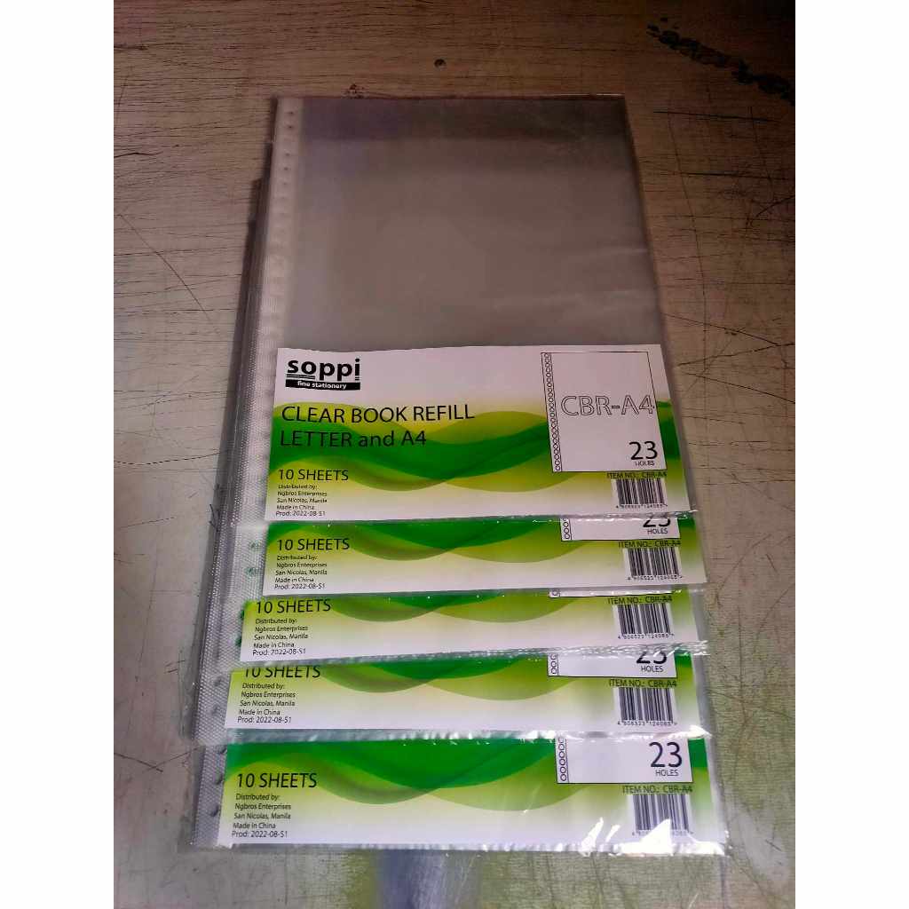 (per 50 or 100pcs) Clearbook/ Clear book refills | Short, long | Shopee ...