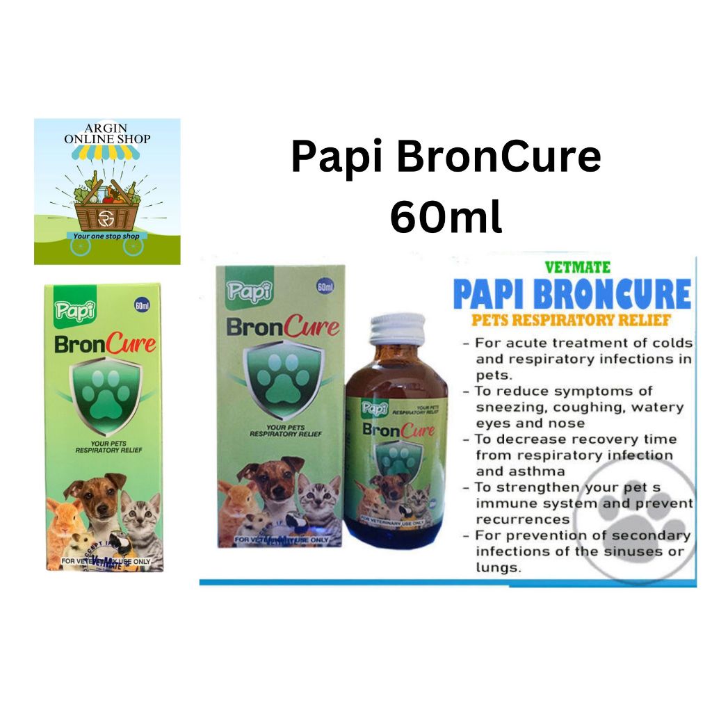 PAPI BRONCURE 60ml (For Respiratory Strength) | Shopee Philippines
