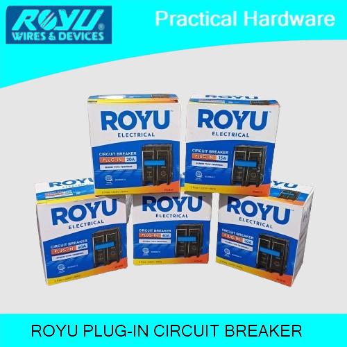 Royu CIRCUIT BREAKERS (Plug-In/ Screw Type) Sold per Piece | Shopee ...