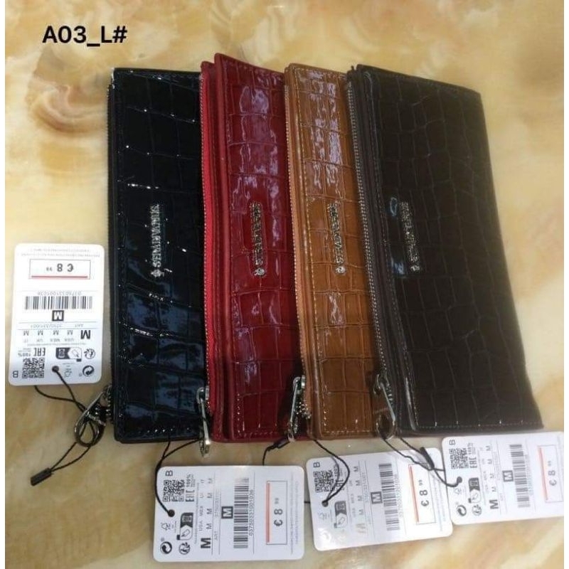 @SC LONG AND SHORT FASHION leather wallet | Shopee Philippines