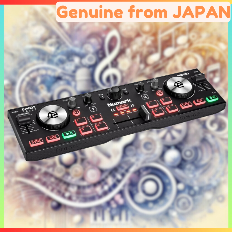 Numark Portable DJ Controller with USB 2 Deck Touch Sensor Wheel ...