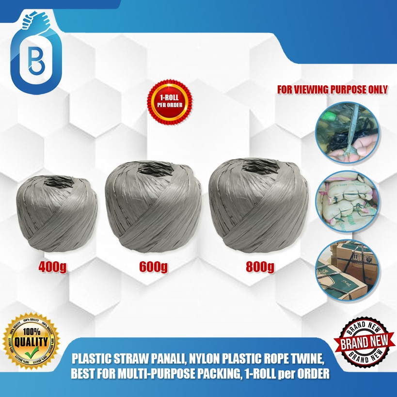 PLASTIC STRAW PANALI, NYLON PLASTIC ROPE TWINE, BEST FOR MULTI-PURPOSE ...