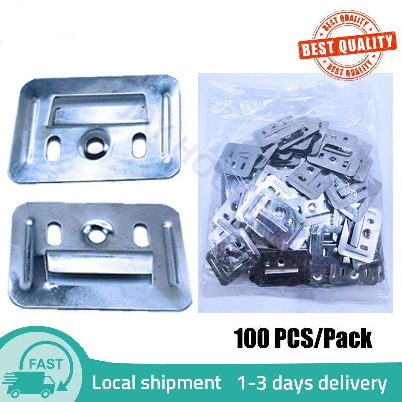 Metal Clip for Wpc wall and ceiling Fluted cladding clip indoor and ...
