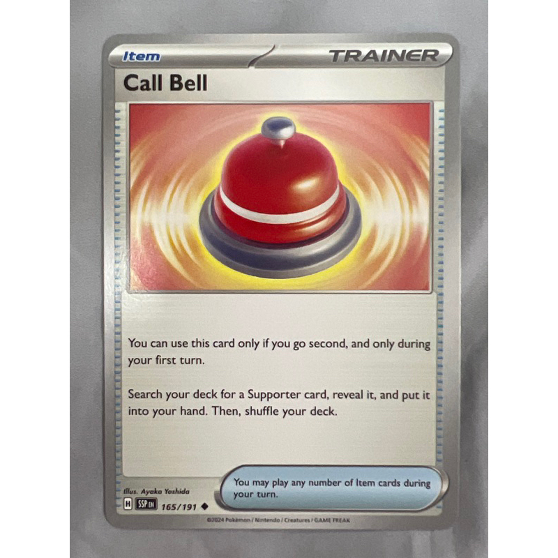 Call Bell - 165/191 - Scarlet & Violet: Surging Sparks - Pokemon TCG ...