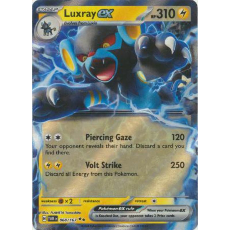 Pokemon Card, Luxray ex 068/167, Ultra Rare. (ENGLISH TYPE) | Shopee ...