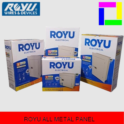 Royu ALL METAL PANEL BOX (PANEL BOARD) Plug-In Type | Shopee Philippines