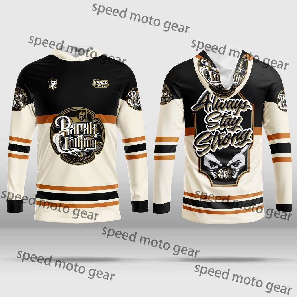 Hoodie Warm Jersey with Hoodie Design for men Motorcycle Long Sleeve T-shirt Full Sublimation ...