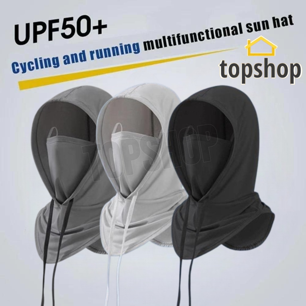 TOPSHOP ZZZ 1pc Men's And Women's Ice Silk Sunscreen UV Protection Face ...