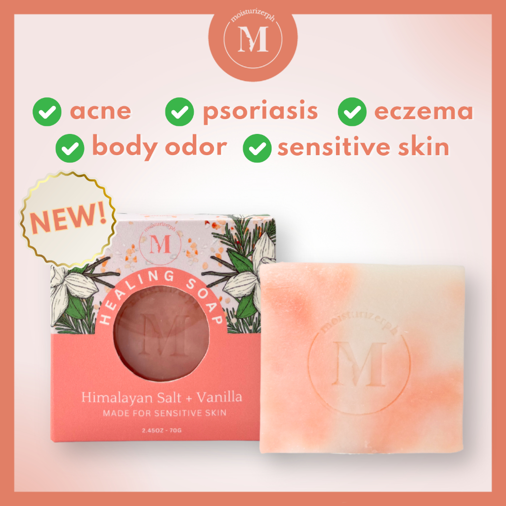 MOISTURIZERPH HEALING SOAP HIMALAYAN SALT & VANILLA SENSITIVE SKIN ANTI ...