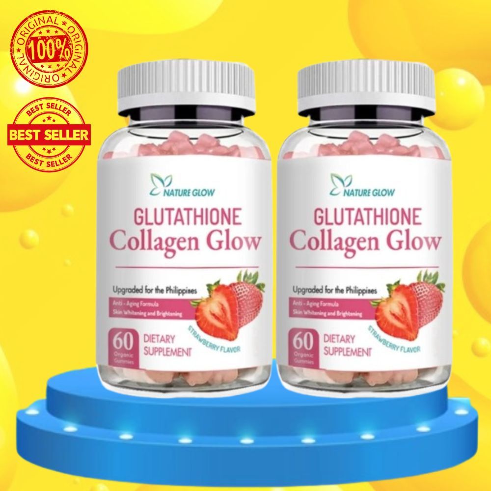 [2 BOTTLES] Original Nature Glow Glutathione Collagen Glow Strawberry ...