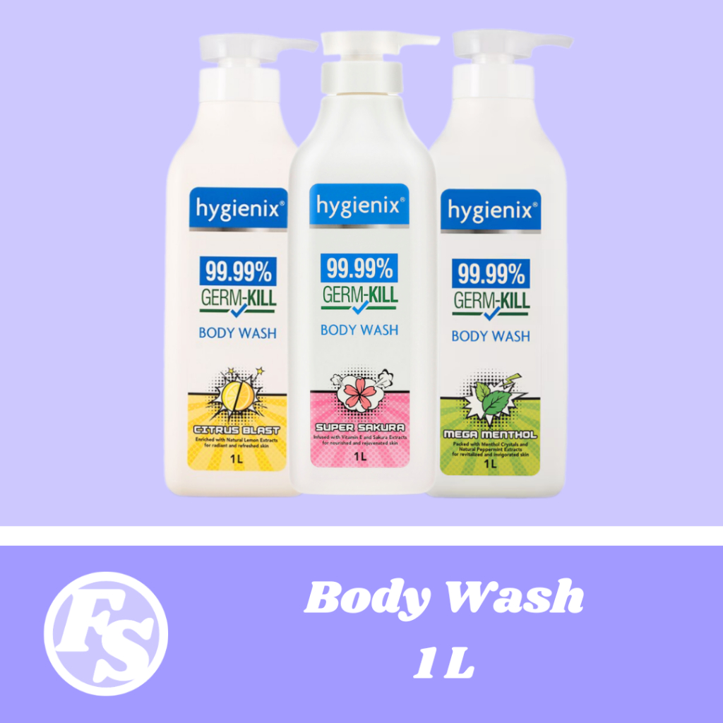 Hygienix Body Wash 1L | Shopee Philippines