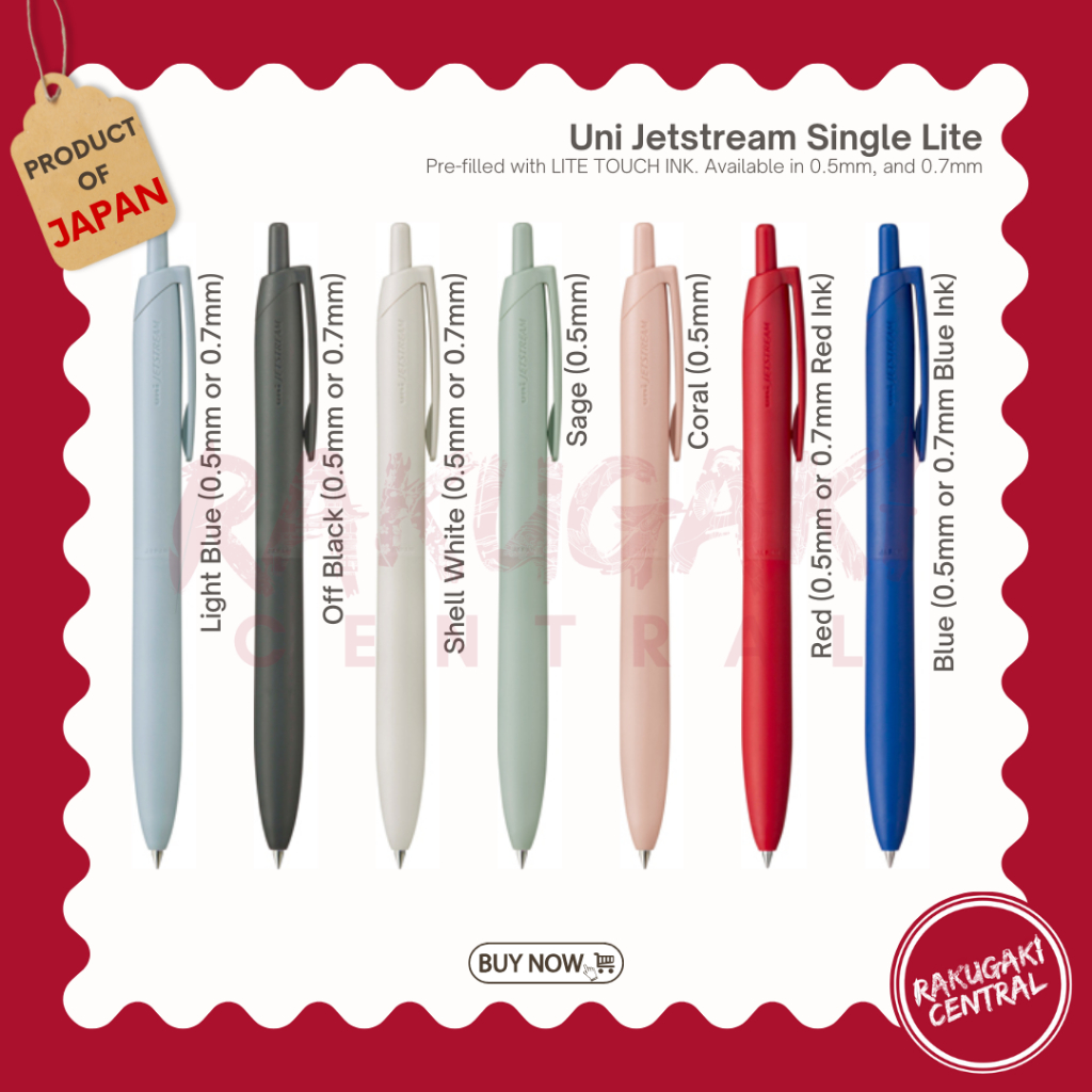 Uni Jetstream Single (with Lite Touch Ink) Pen | Shopee Philippines