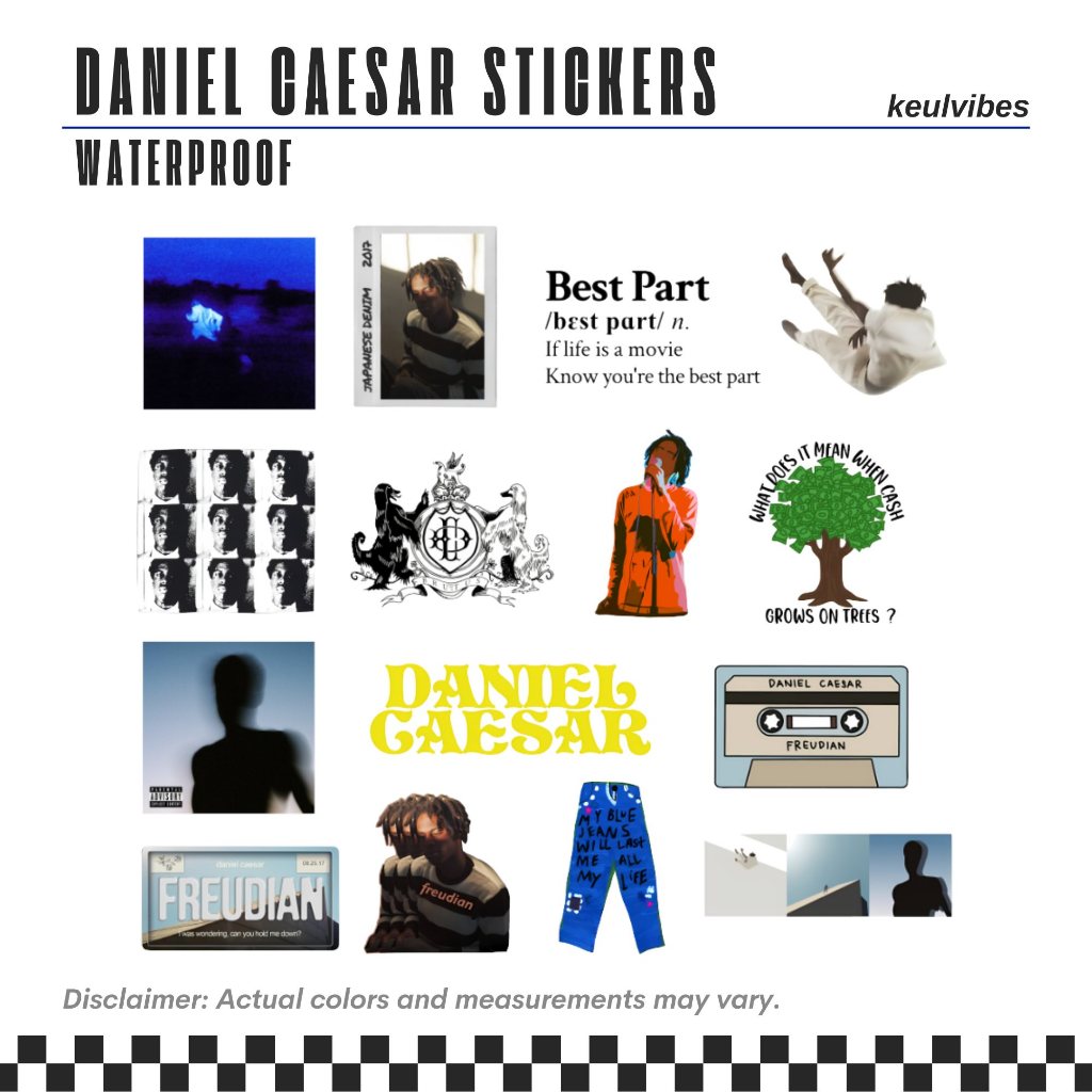 Daniel Caesar sticker freudian best part artist singer rapper Vinyl ...