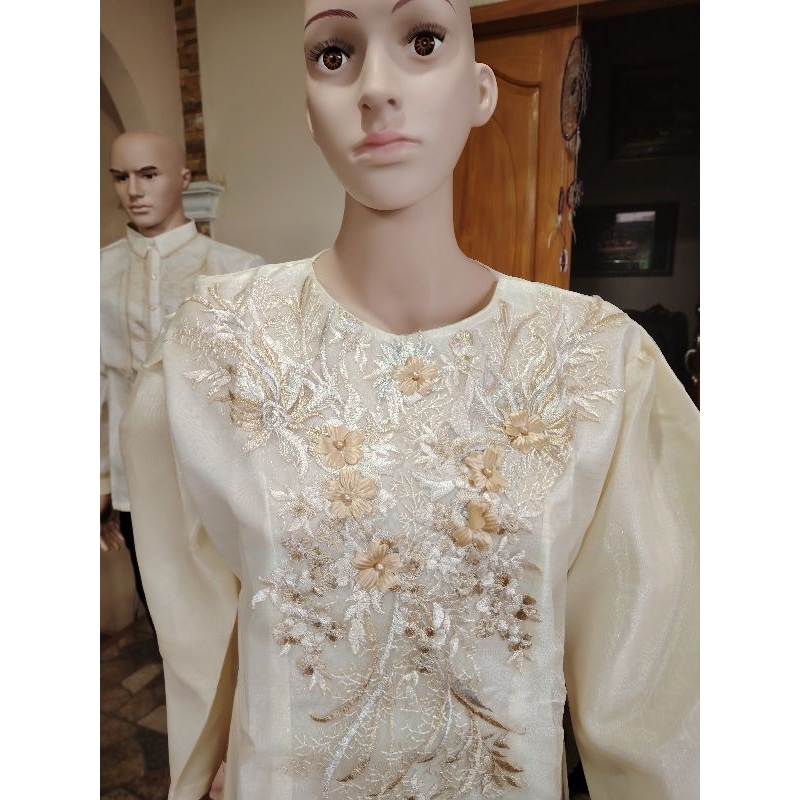 Last trip dress/Funeral dress with Lace set (Special pinya organza with ...