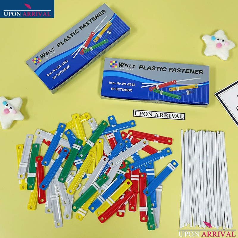 50 Set Plastic Binder Paper Folder Documents Fastener 7cm Well’s ...