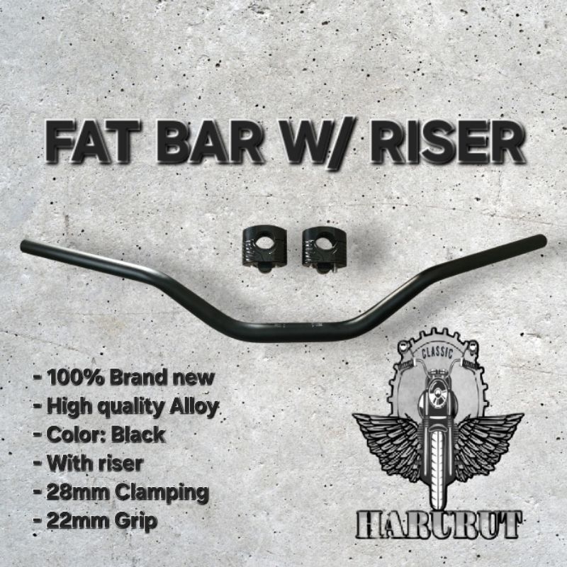 FAT BAR WITH RISER HANDLE BAR | Shopee Philippines