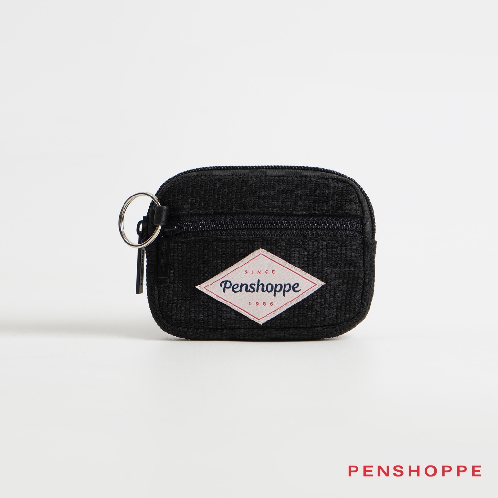 Penshoppe Regular Coin Purse with Woven Label For Men (Black/Olive ...