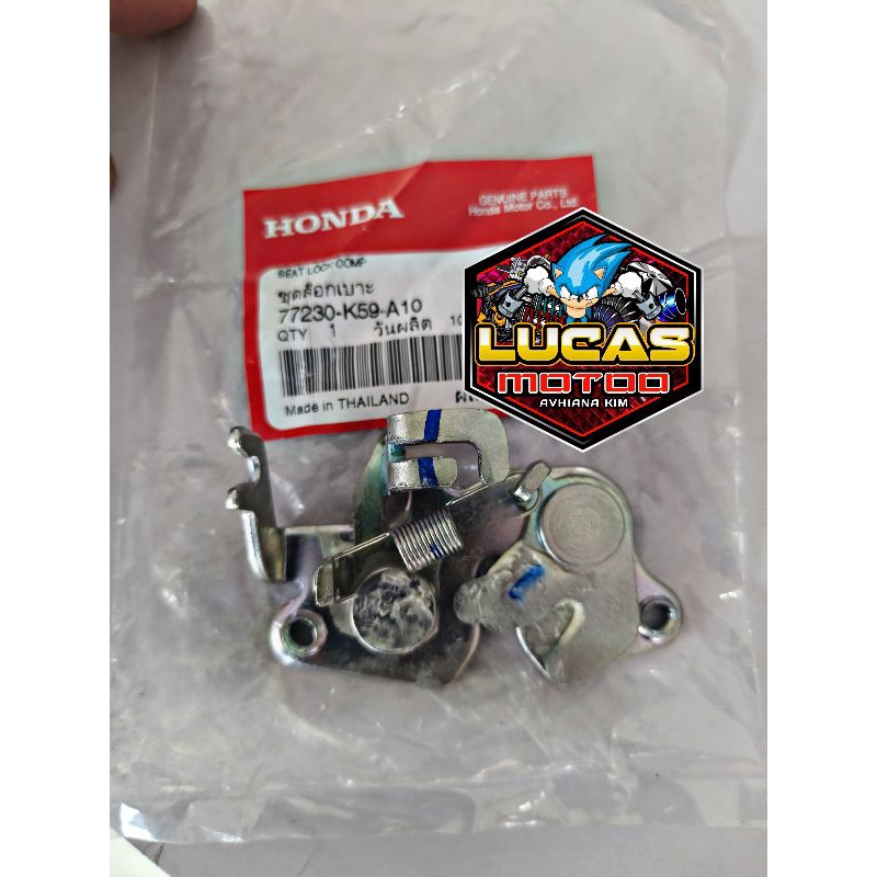 Seat Lock Comp. For CLiCk 125i / 150i V1 V2 V3 Genuine Parts | Shopee ...