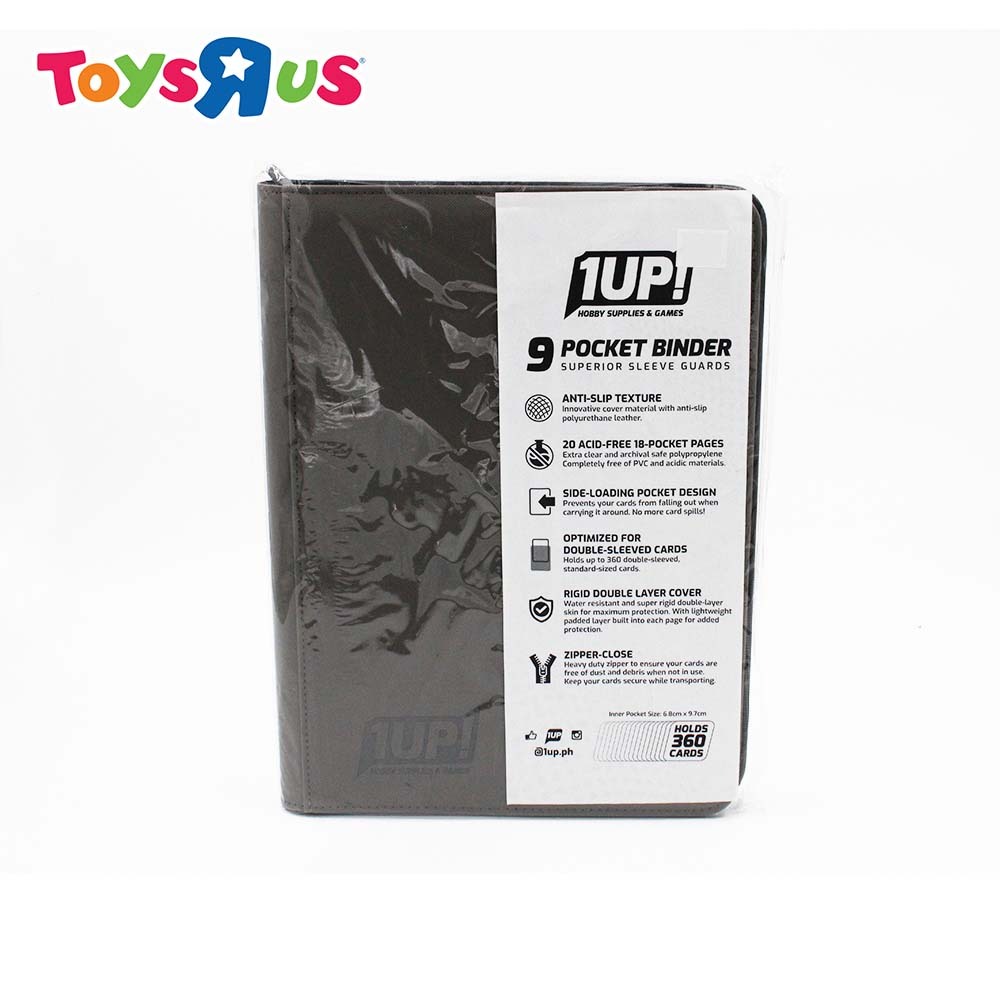 9-Pocket Zipper Card Binder by 1UP - Gray | Shopee Philippines