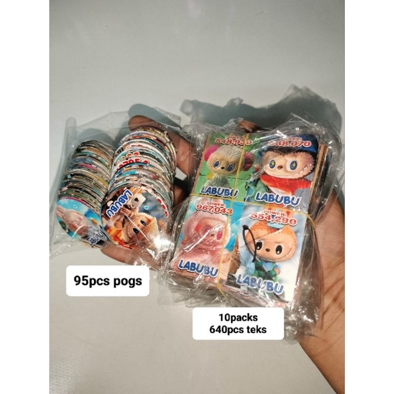 labubu teks card game and labubu pogs classic laruan toys | Shopee ...