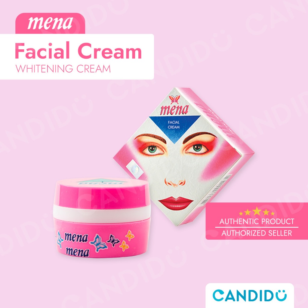 Mena Cream Original Facial Whitening 3g - CandidU PH | Shopee Philippines