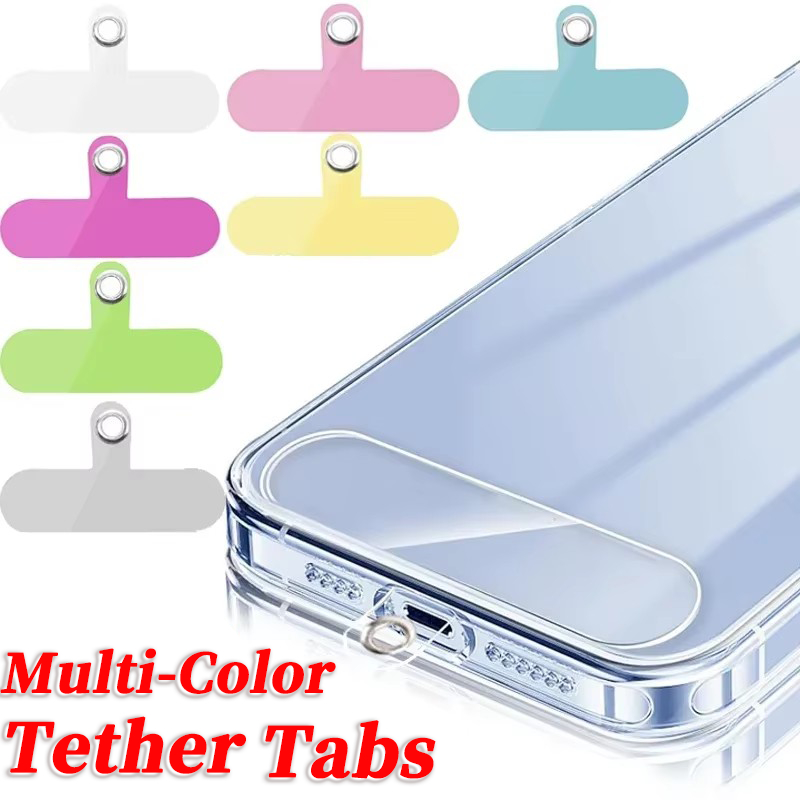 Transparent Flexible Phone Lanyard Cards/Universal Tether Tabs Clear ...