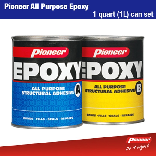Pioneer All Purpose Epoxy Cans 1.5kg + 1.3kg 1 Quart | Shopee Philippines