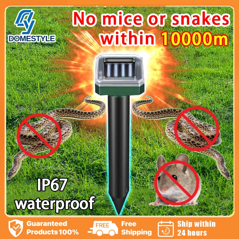 ultrasonic snake repeller solar snake repellent Eco-Friendly Gopher ...