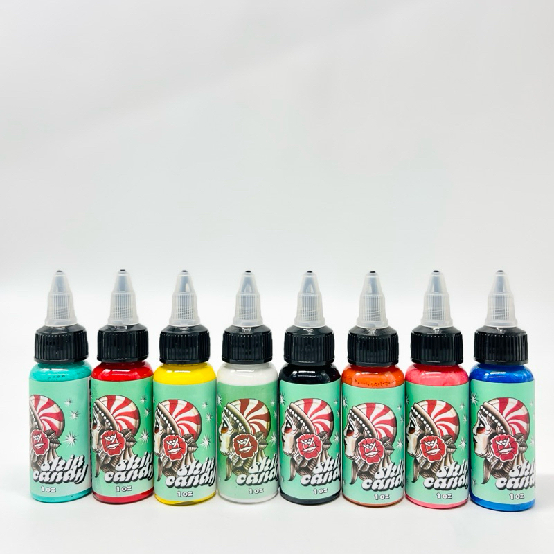 SKINCANDY INK, COLORED TATTOO INK (1oz/halfoz) Made in USA | Shopee ...