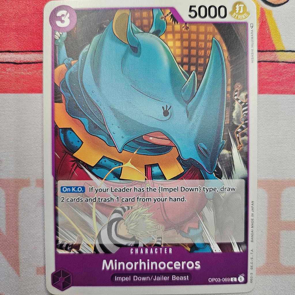 One Piece TCG [ENGLISH] OP03-069 C Minorhinoceros [ENGLISH VERSION] | Shopee Philippines