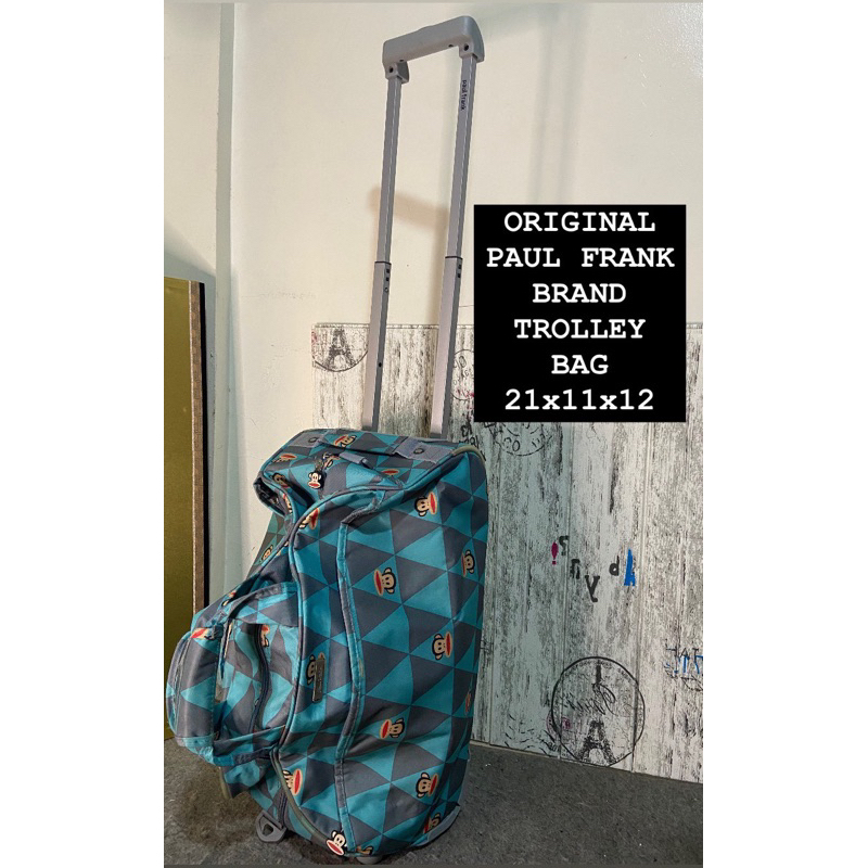 ORIGINAL PAUL FRANK TROLLEY BAG | Shopee Philippines
