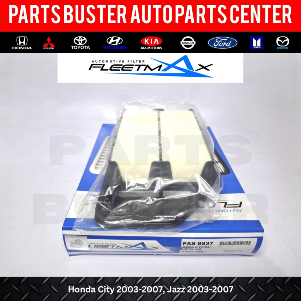 Air Filter for Honda City 2003-2007, Jazz 2003-2007 (FAS-8837) | Shopee ...