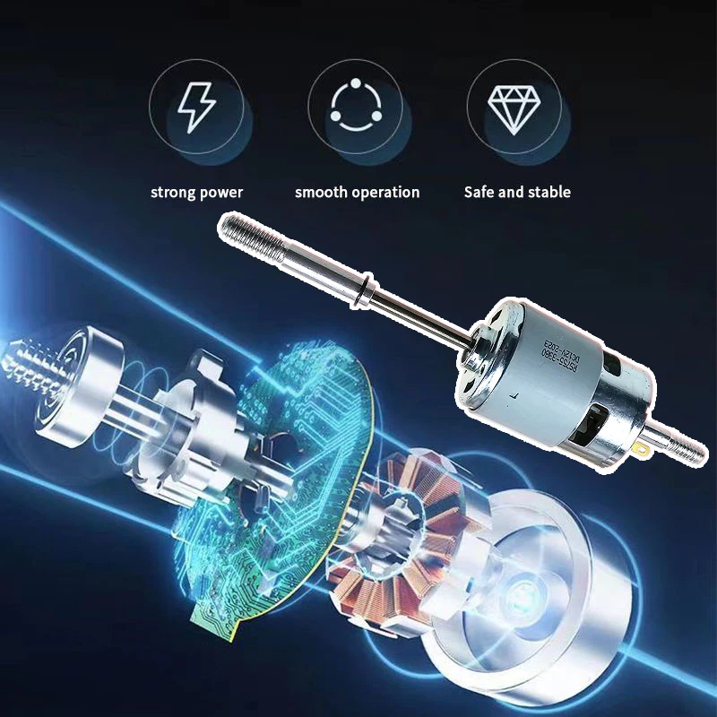 DC 12V RS755 Fan Motor Oil Bearing Large Torque High Power Low Noise DC ...