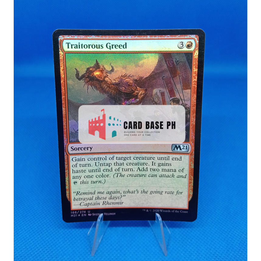 Traitorous Greed(FOIL) - Magic the Gathering Trading Card | Shopee ...
