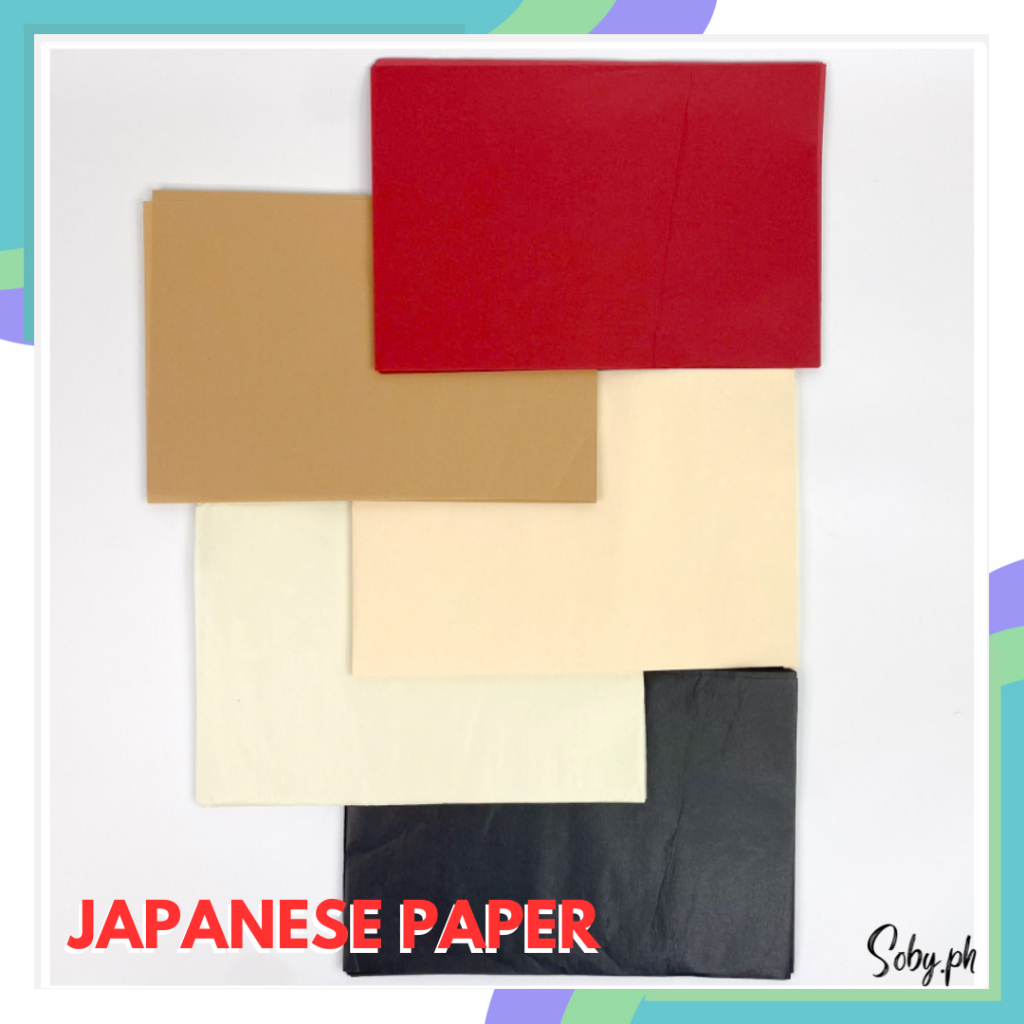 SOBY PH - Japanese Paper A4 Size, 100 Sheet Japanese Paper 25gsm ...