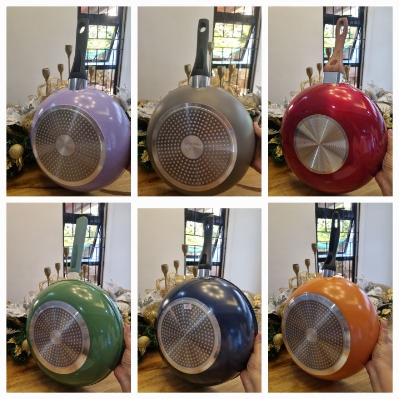 Big wok and Pan induction nonstick cookware | Shopee Philippines