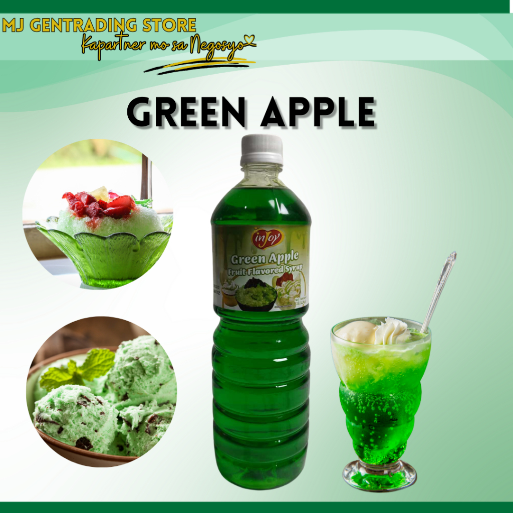 Injoy Fruit Flavored Syrup for Drinks Juice FruitTea Desserts | Shopee ...