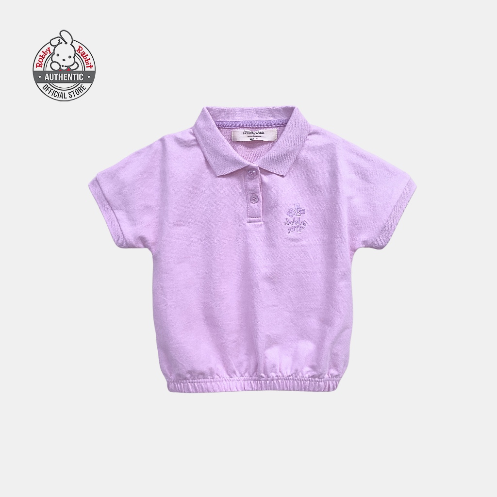 Robby Rabbit Spring Picnic Short Sleeve Blouse (Purple) | Shopee ...