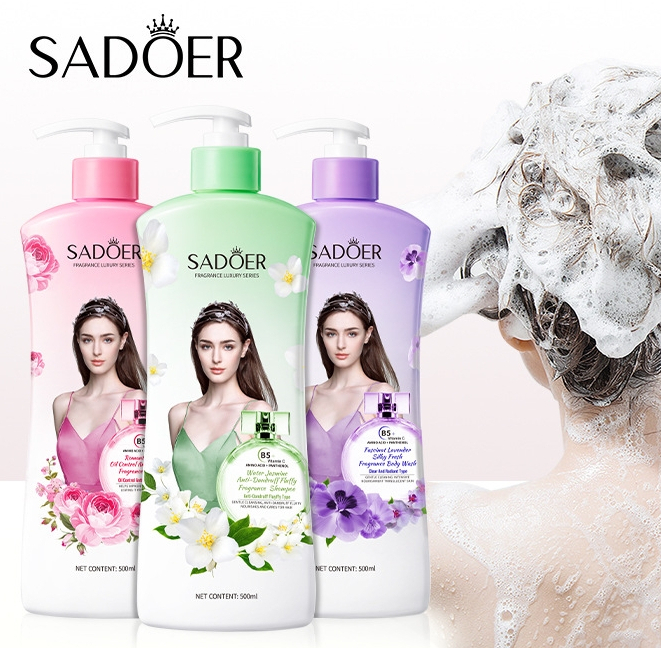 Shampoo plant essence nourishing repair oil control fluffy anti ...