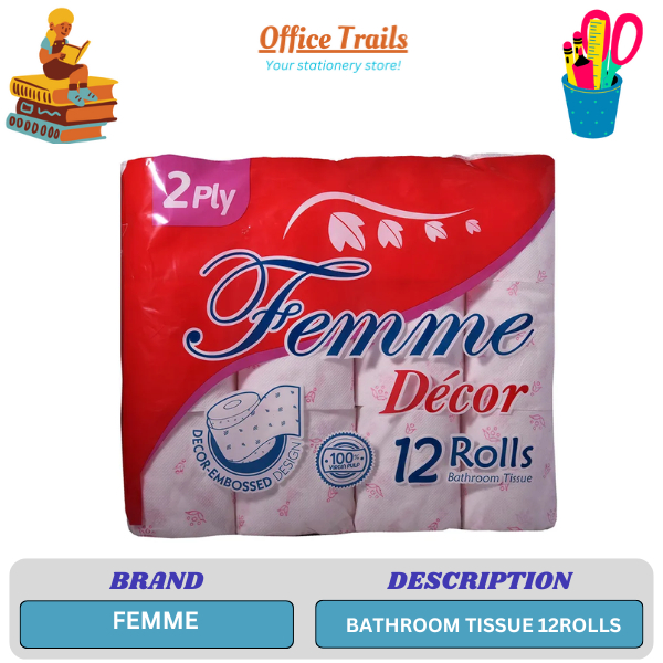 Femme Decor 2 Ply Bathroom Tissue 1dozen | Shopee Philippines